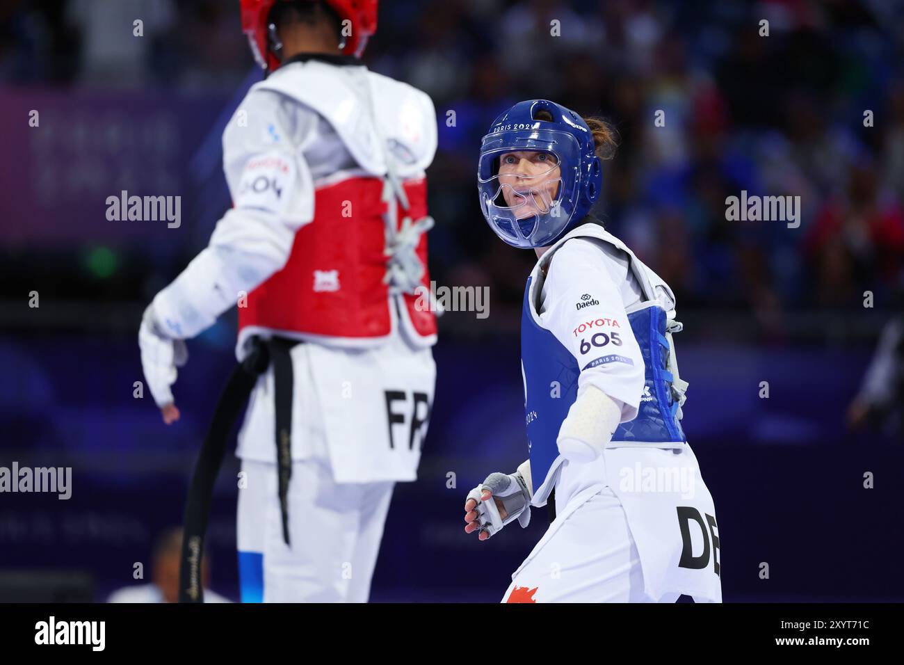 Paris, France. 30th Aug, 2024. KJAER Lisa (DEN) Taekwondo : Women K44 ...