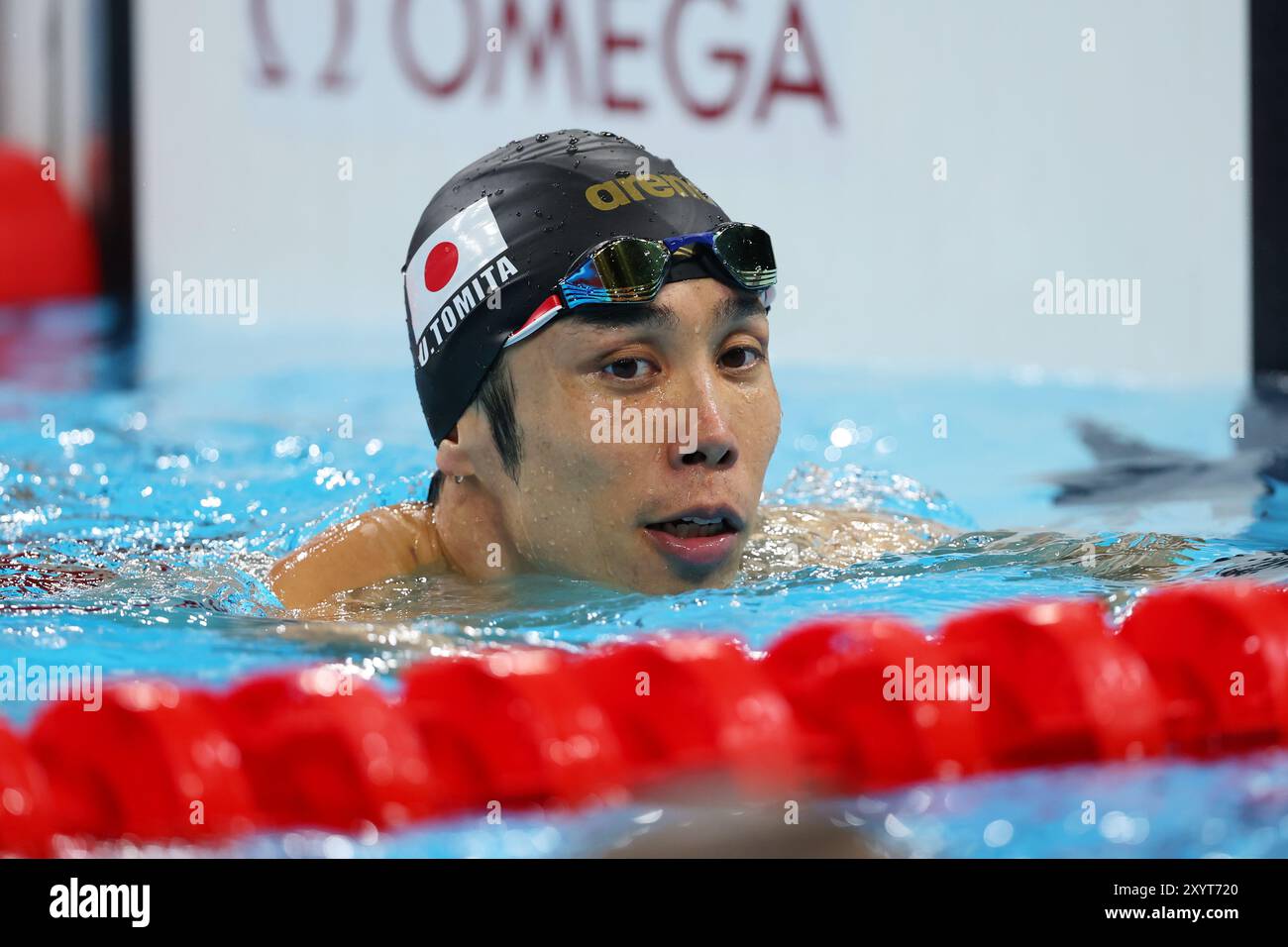 Nanterre, France. 30th Aug, 2024. Uchu Tomita (JPN) Swimming : Men's ...