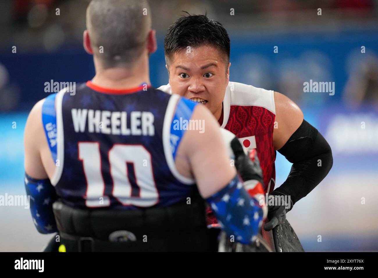 Katsuya Hashimoto (JPN), AUGUST 30, 2024 - Wheelchair Rugby : Preliminary Match between United ...