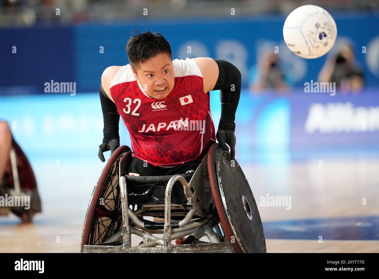 Paris, France. 30th Aug, 2024. Katsuya Hashimoto (JPN) Wheelchair Rugby : Preliminary Match ...