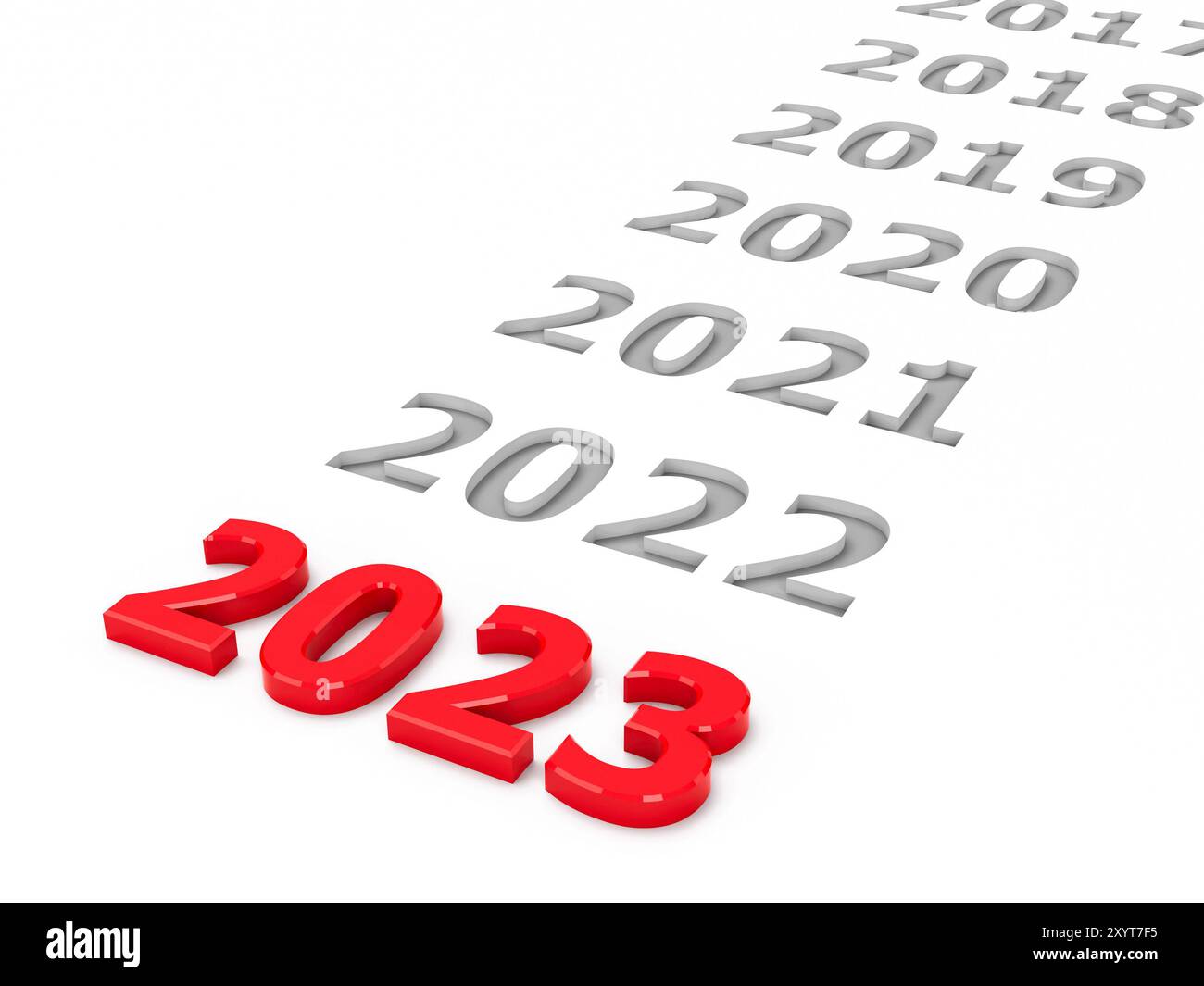 2021 2022 2023 represents Cut Out Stock Images & Pictures - Alamy