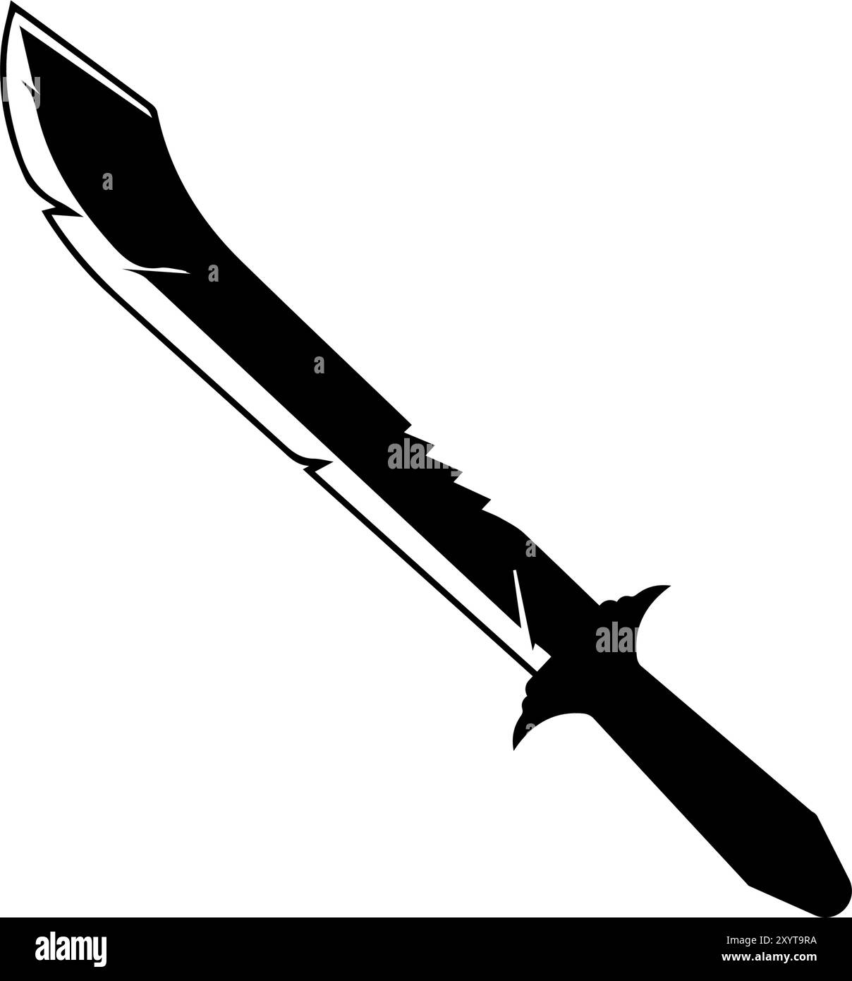 Machete vector vectors Black and White Stock Photos & Images - Alamy