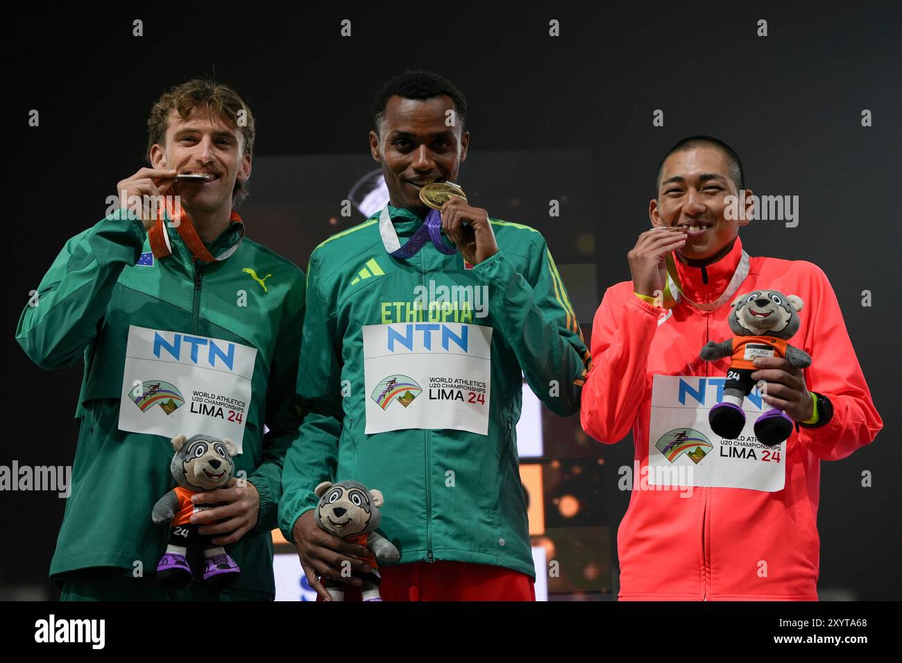 Australia's Peyton Craig, Ethiopia's General Berhanu Ayansa and Japan's ...