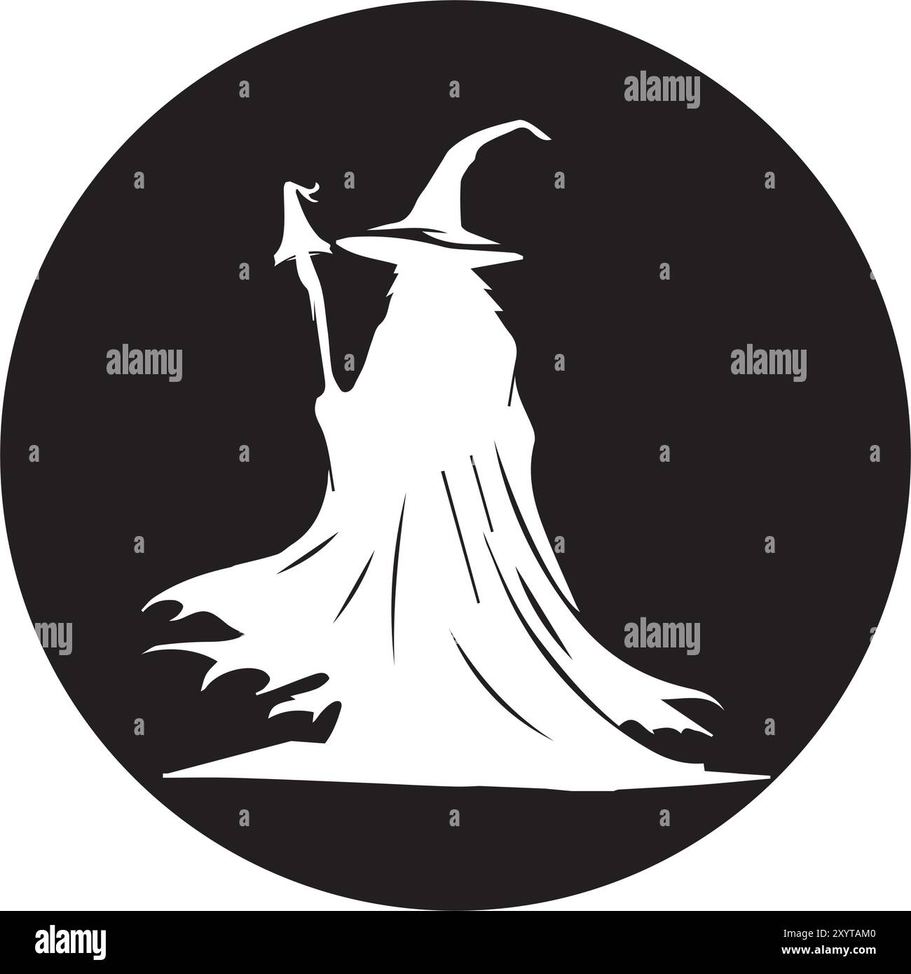 Cute witch broom Black and White Stock Photos & Images - Alamy