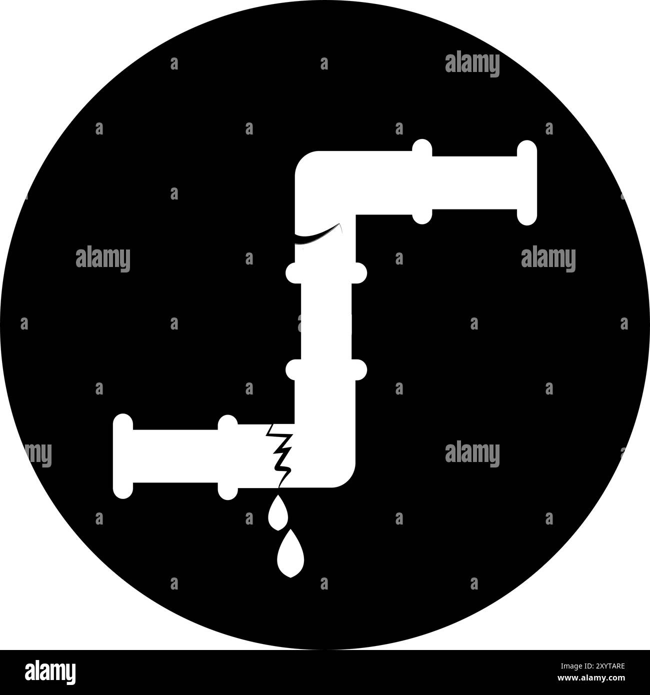 Object repair broken illustration Black and White Stock Photos & Images ...