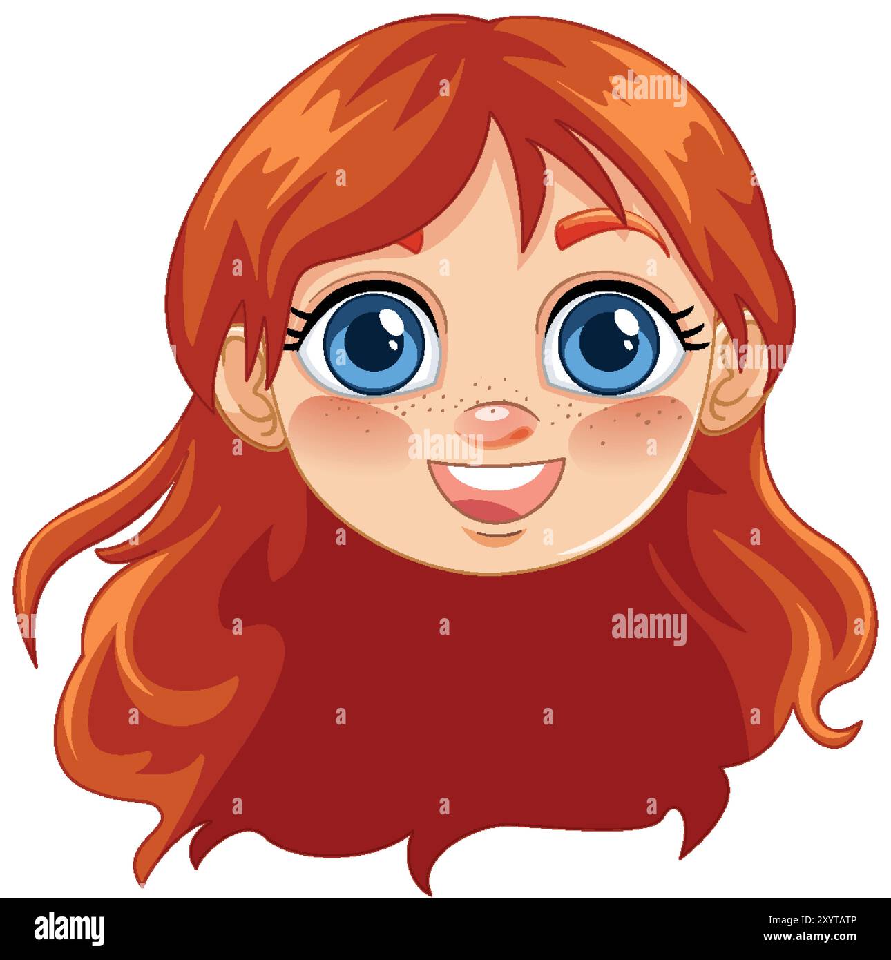 Girl with bright eyes Cut Out Stock Images & Pictures - Alamy