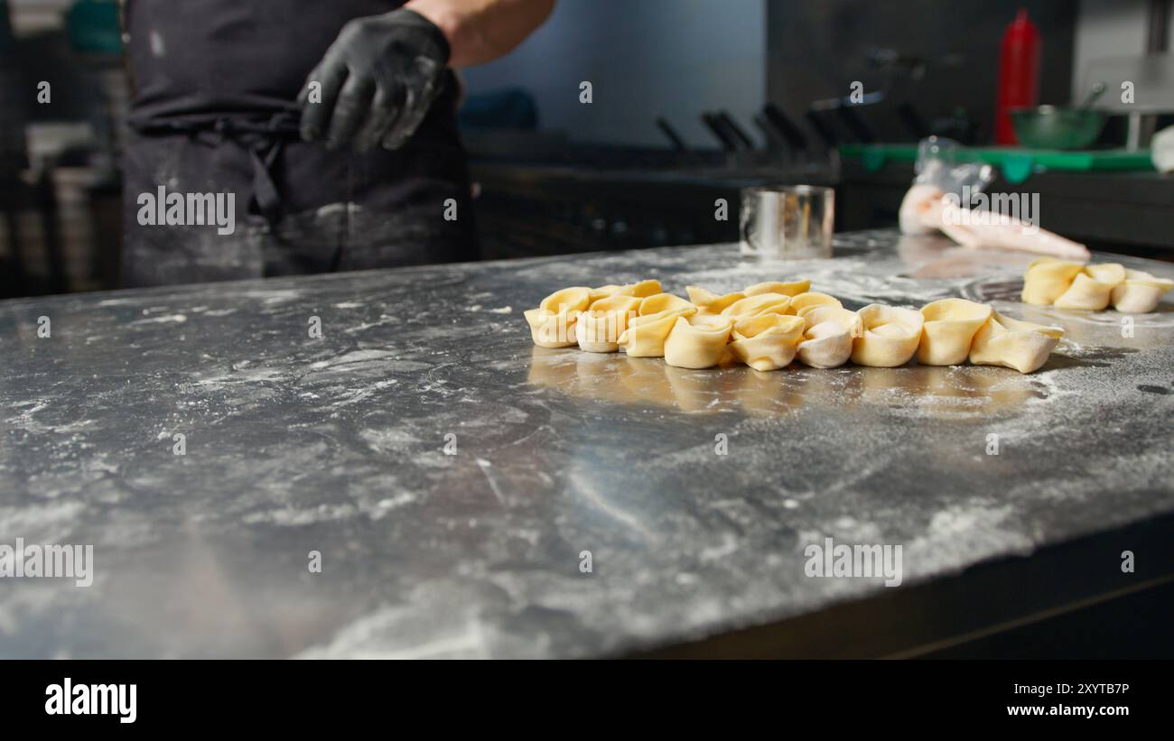 The Gentle Shape Of Traditional Italian Cappelletti Stock Photo - Alamy