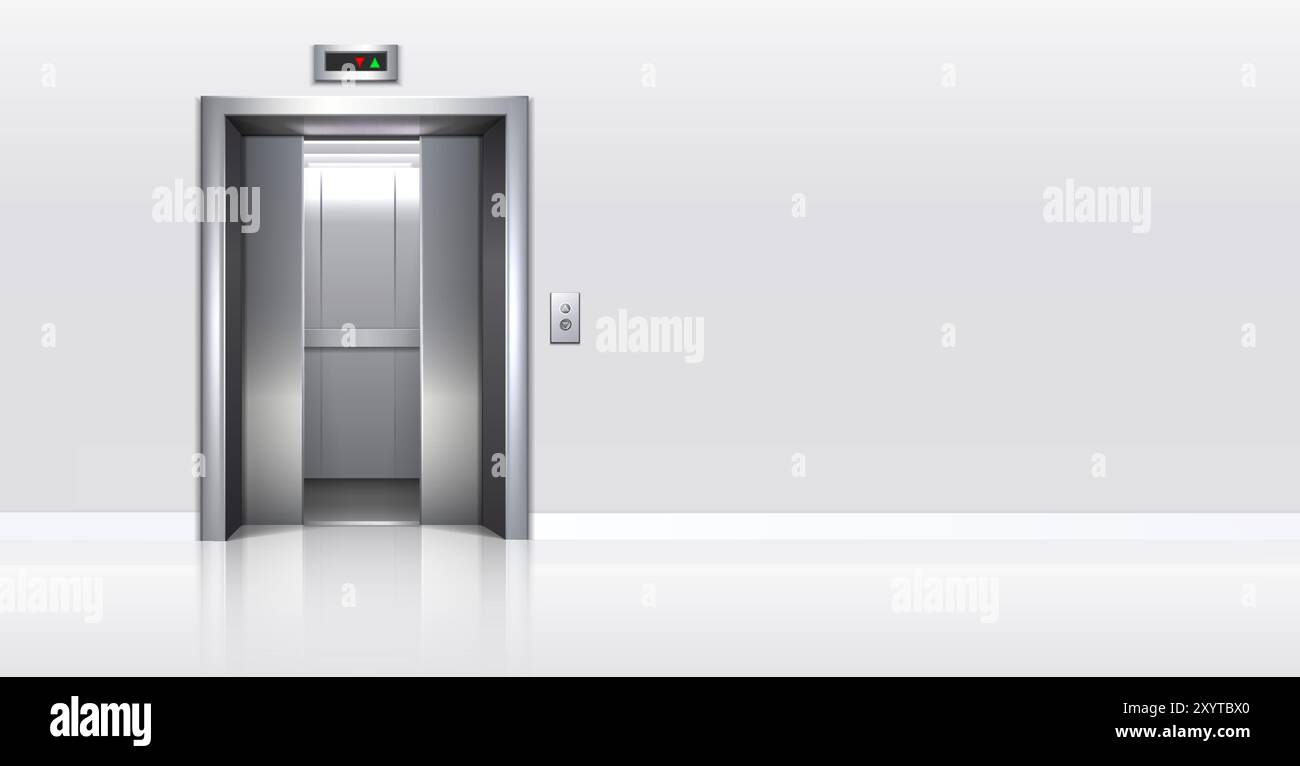 Half open elevator hi-res stock photography and images - Alamy