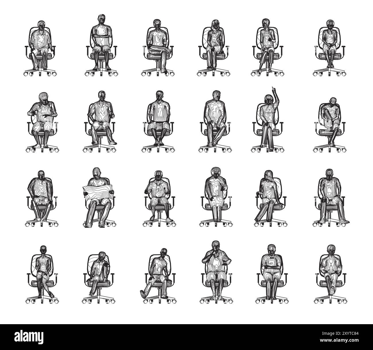 One chair different Black and White Stock Photos & Images - Alamy