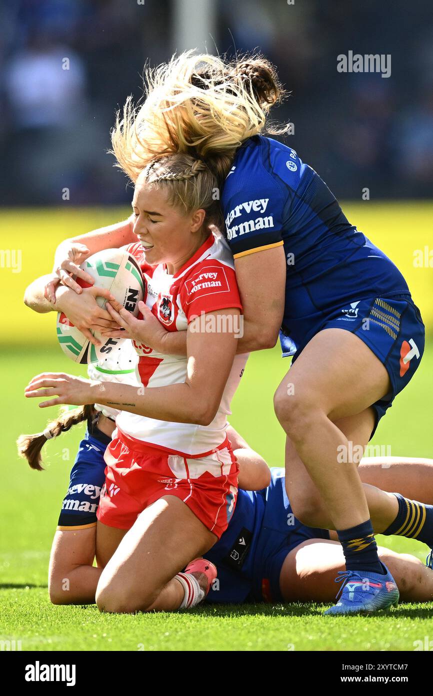 Sydney, Australia. 31st Aug, 2024. Teagan Berry of the Dragons is ...