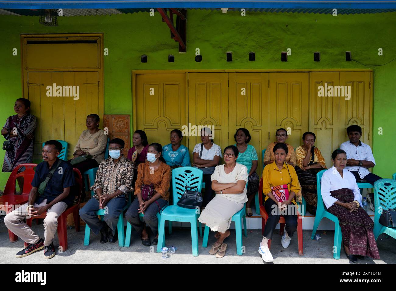 Parishioners attend the ordination ceremony of Paulus Budi Kleden as ...