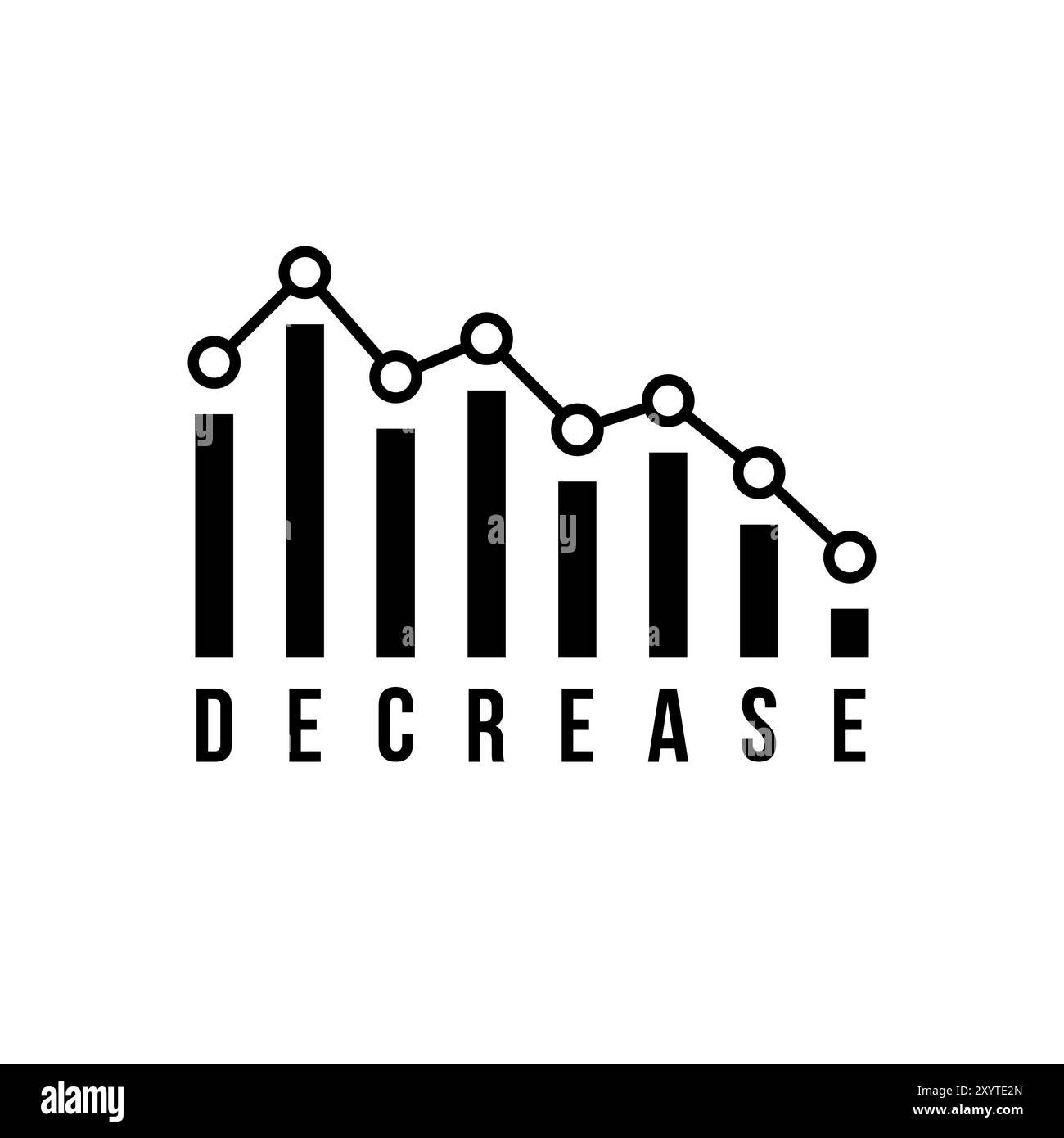 Business loss infographic Black and White Stock Photos & Images - Alamy