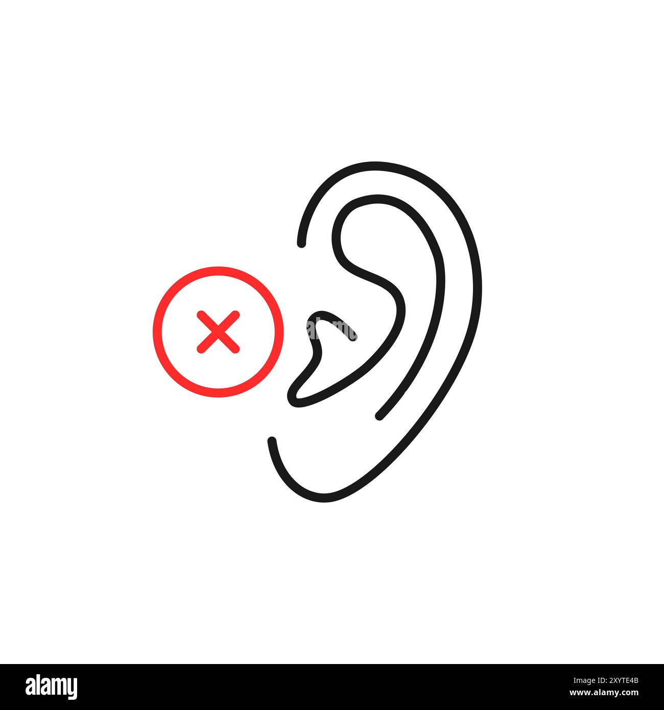 Ear off Stock Vector Images - Alamy