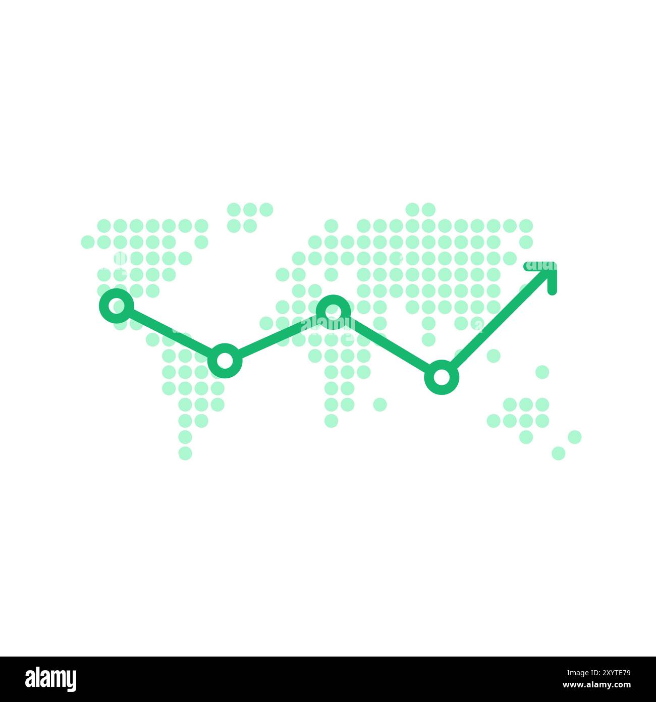 World population growth graph Stock Vector Images - Alamy
