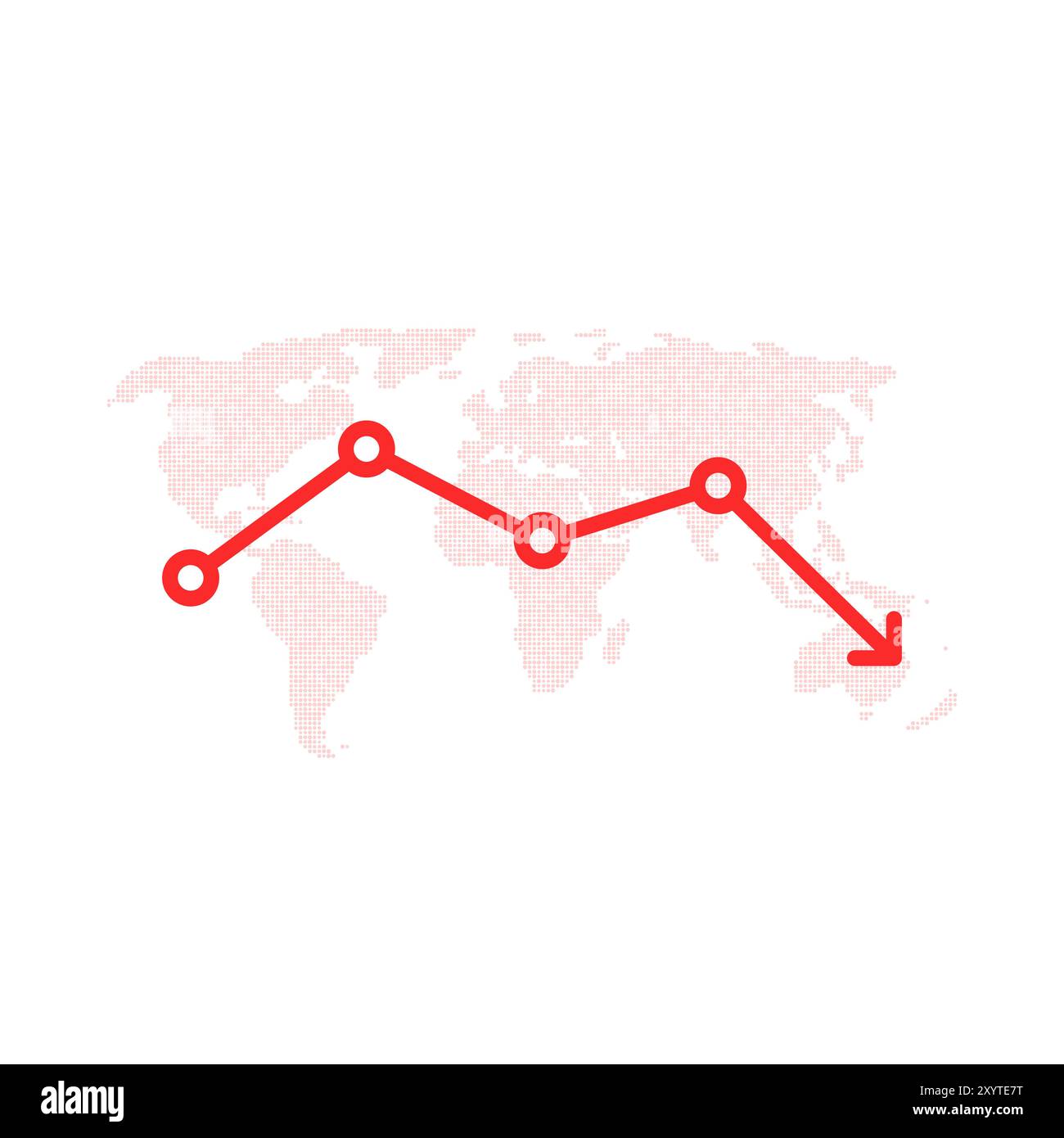 world map like global economic decline Stock Vector Image & Art - Alamy