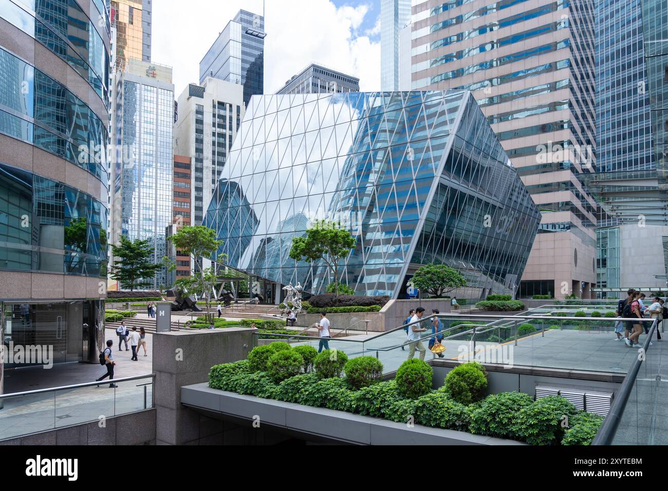 Hong Kong, China - July 03, 2024 : Modern architecture in Hong Kong ...