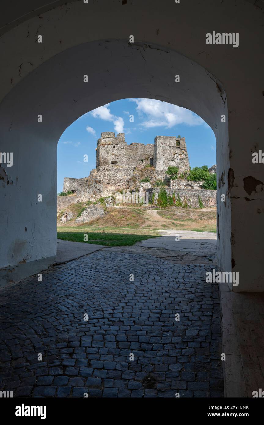 Ruins of the Levice Castle. Levicky hrad, Slovakia Stock Photo - Alamy