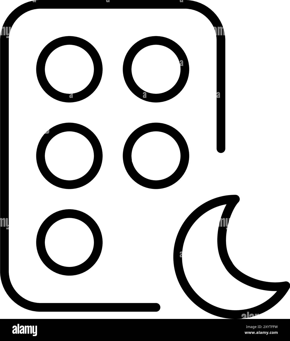 Pills with moon symbol next to it. Nighttime supplement, sleeping ...