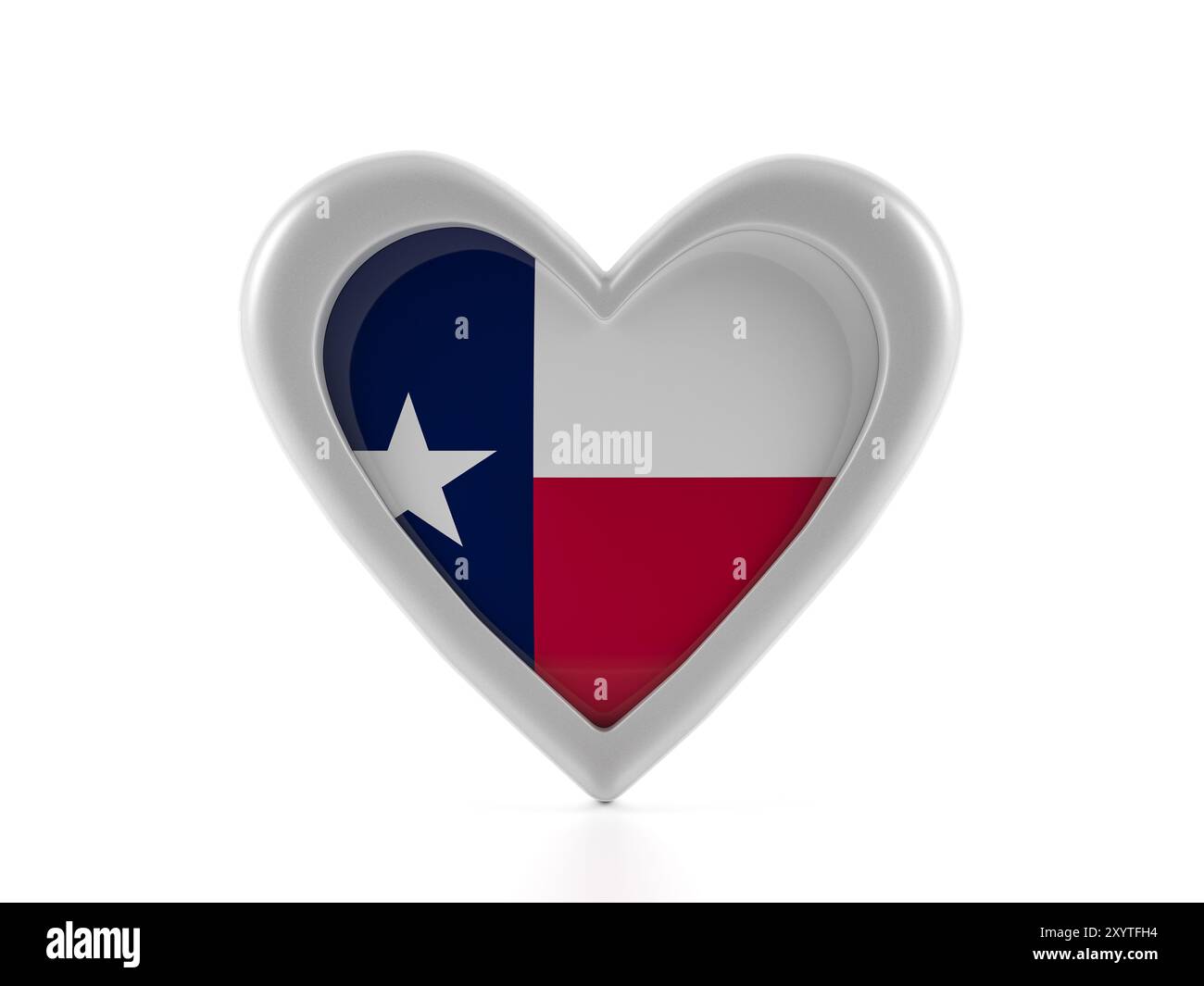 Texas state flag 3d render hi-res stock photography and images - Alamy