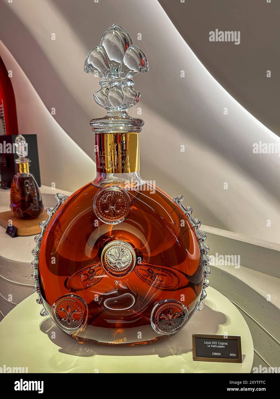 London, Great Britain, Detail, Luxury French Products "Louis XIII ...