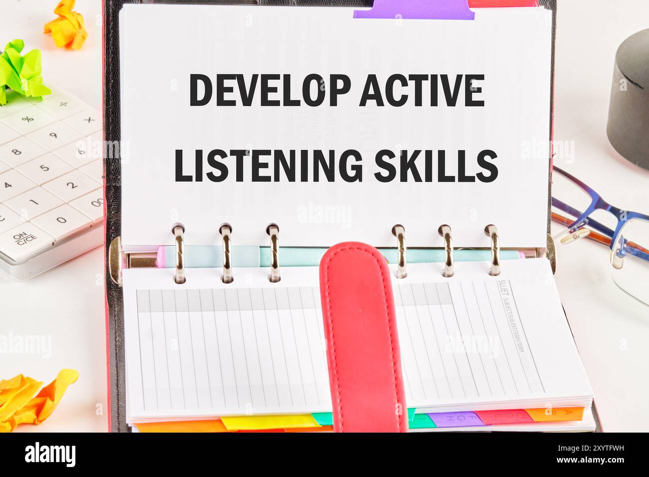 Business and Develop active listening skills concept. DEVELOP ACTIVE ...