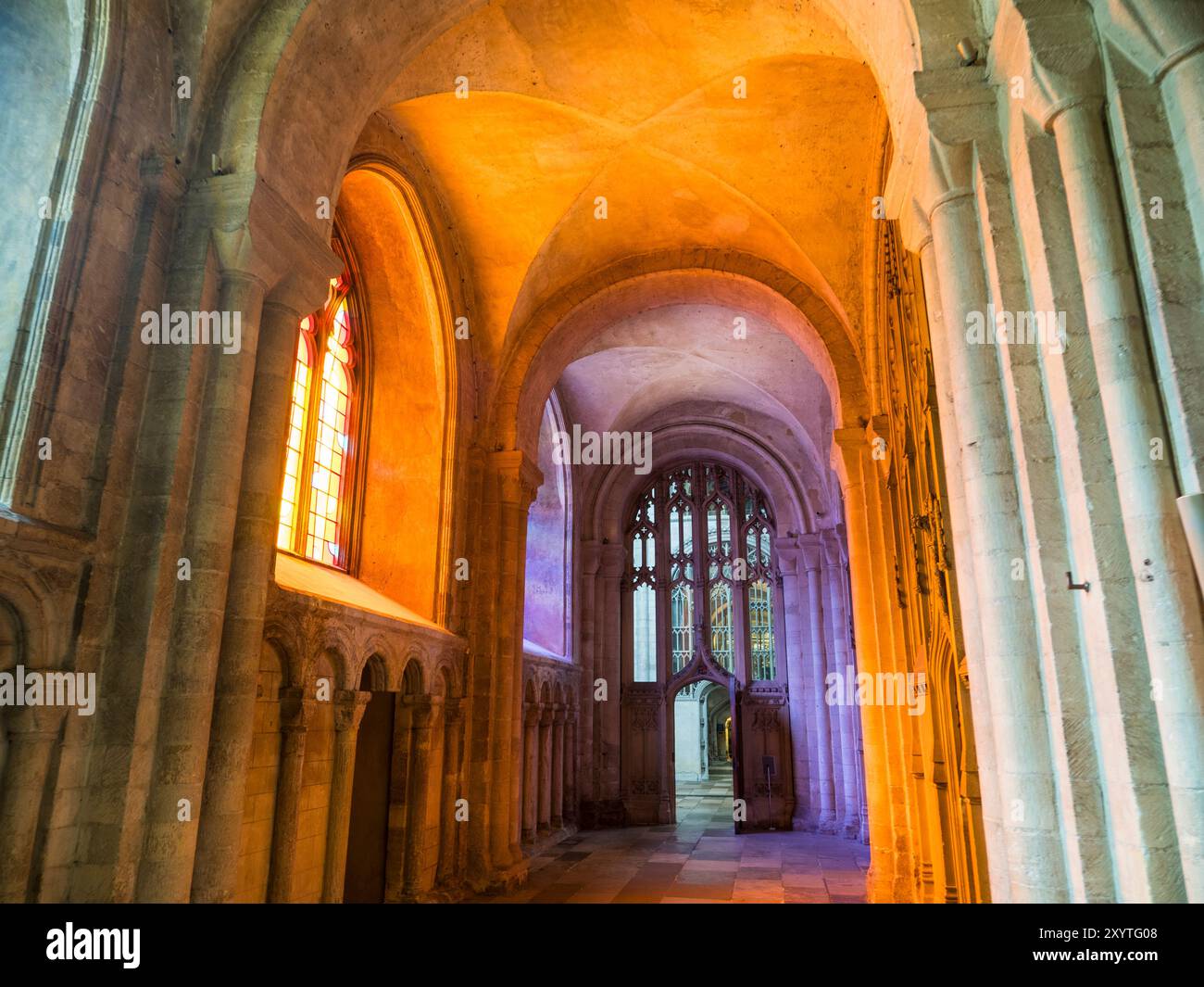 Light shining through Coloured Stained Glass Window, McLean Windows ...