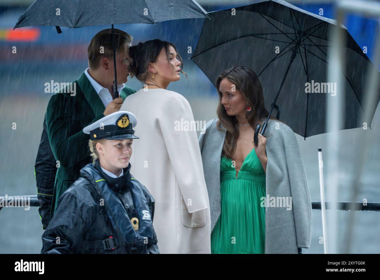 Geiranger 20240830. Princess Ingrid Alexandra, Prince Sverre Magnus and ...