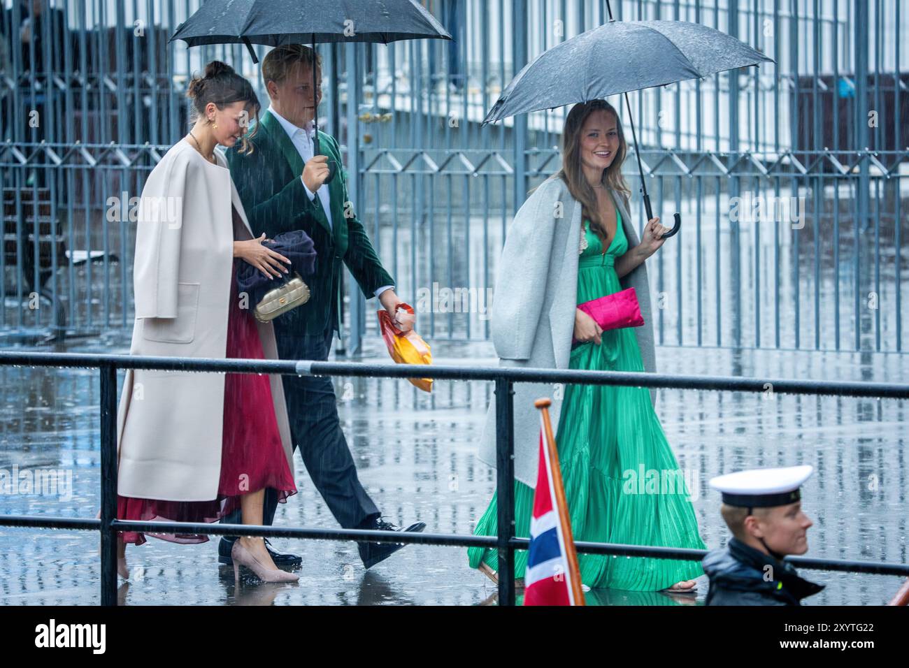 Geiranger 20240830. Princess Ingrid Alexandra, Prince Sverre Magnus and ...