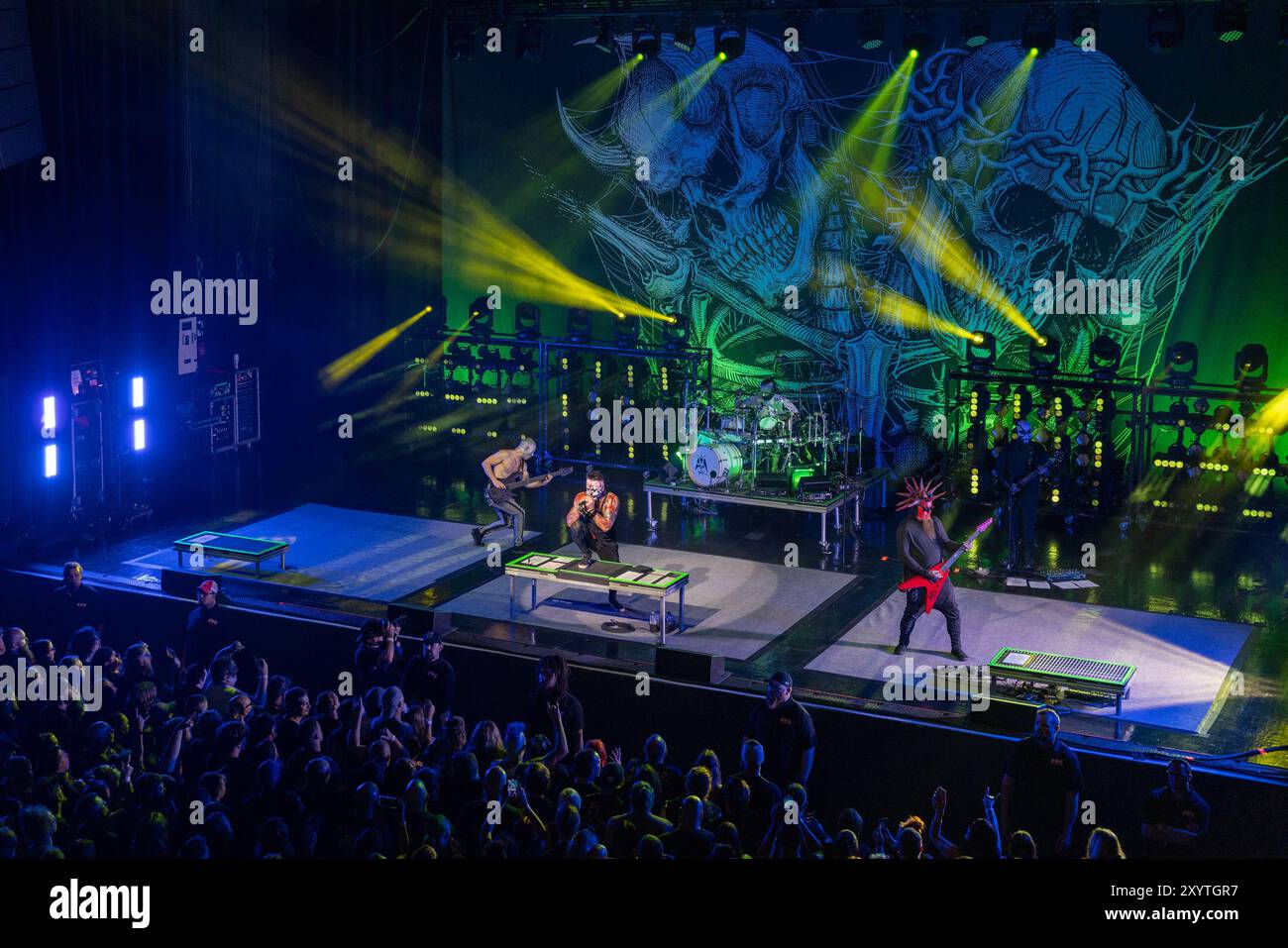 Ryan Martinie, Chad Gray, Matthew McDonough and Greg Tribbett of ...