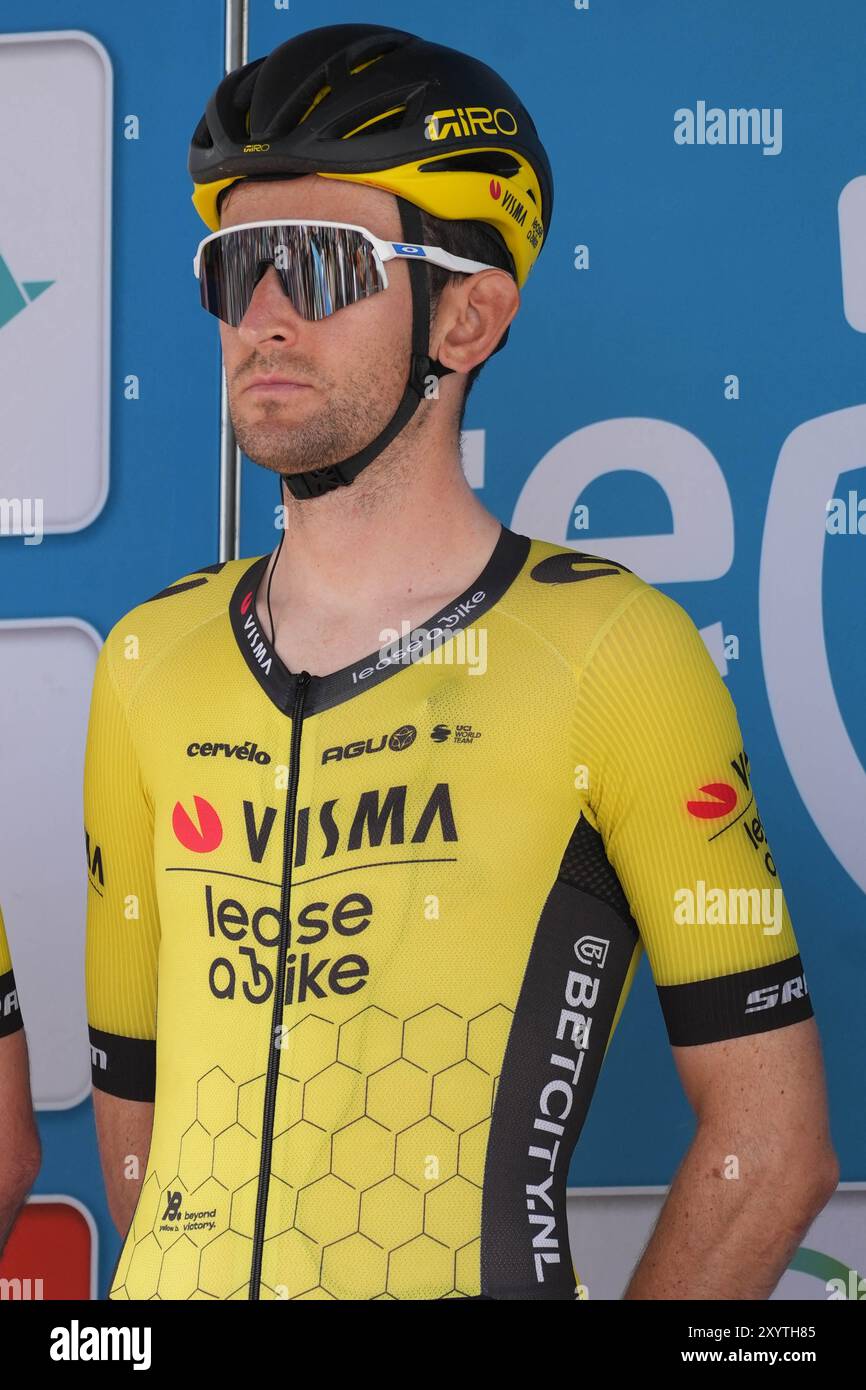 Ardooie, Belgium. 30th Aug, 2024. BENOOT Tiesj of Team Visma Credit ...