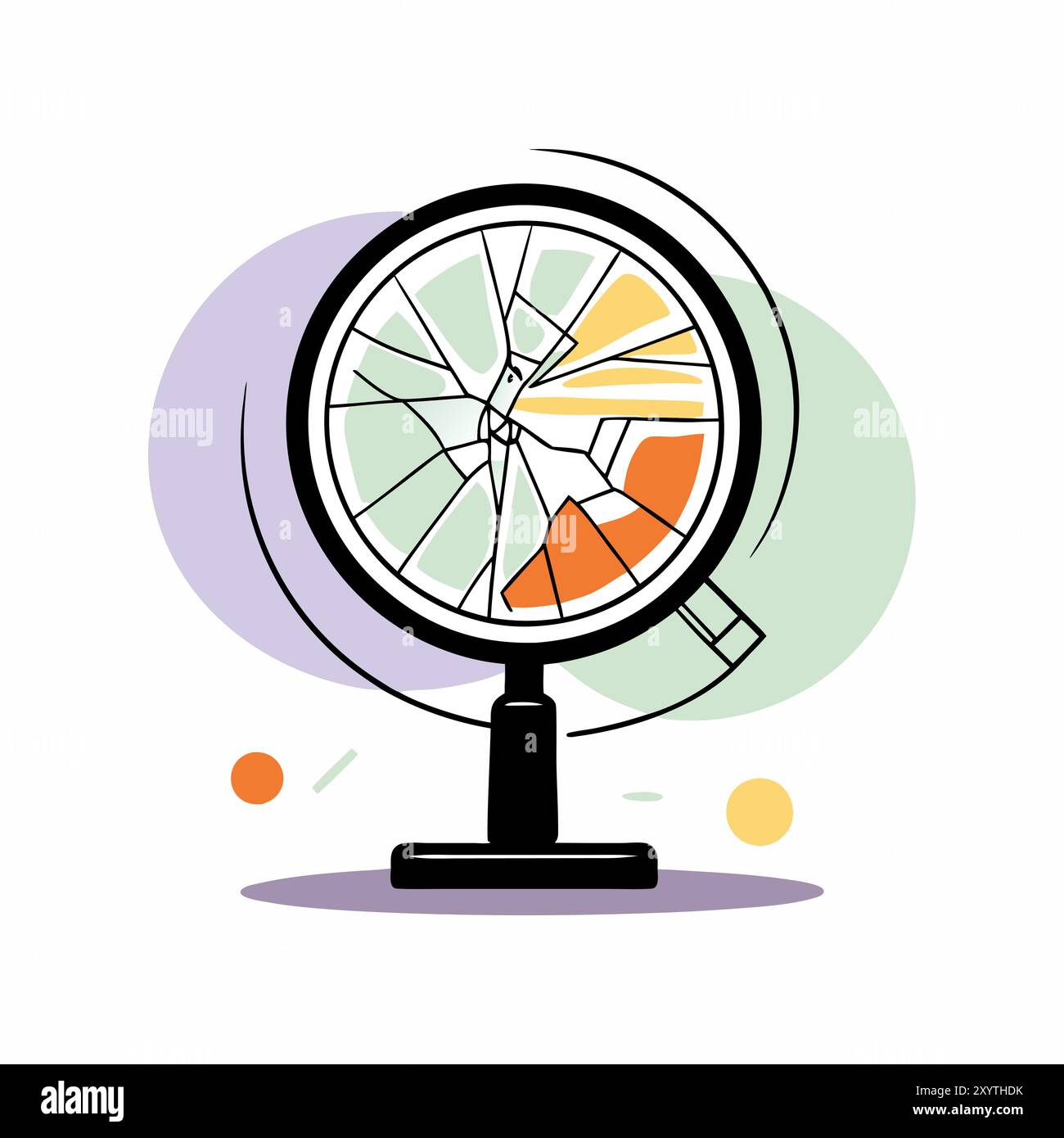 Spinning digital globe motion Stock Vector Images - Alamy