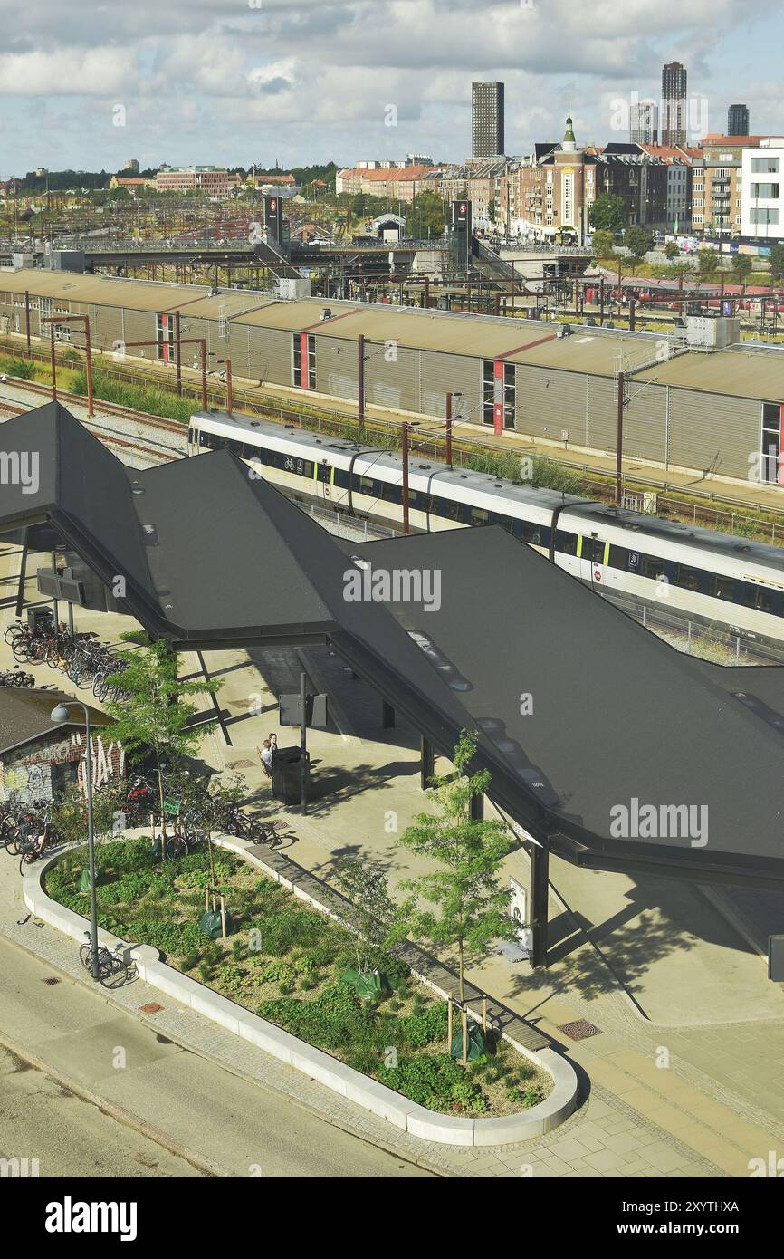 Copenhagen, Denmark. August 31, 2024. View of copenhagen bus terminal ...
