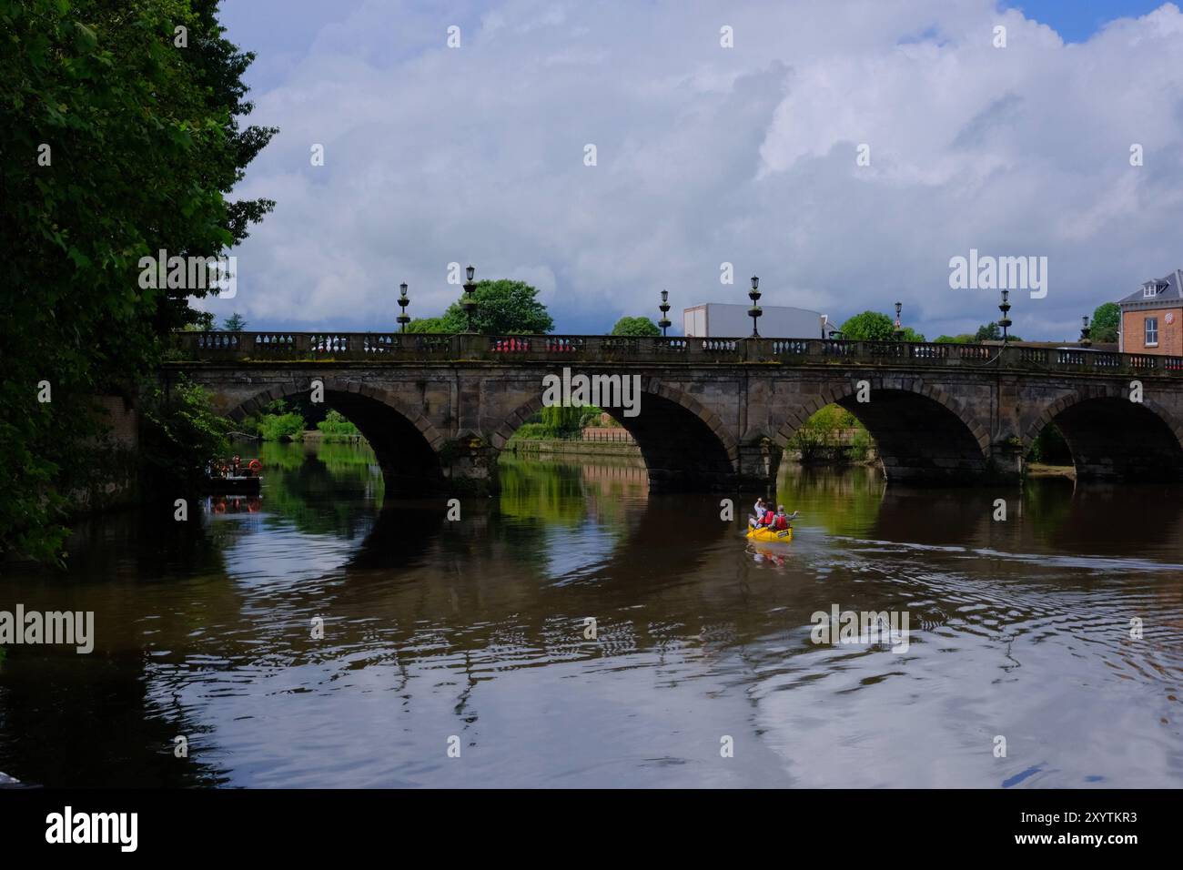 Canoe under bridge hi-res stock photography and images - Alamy