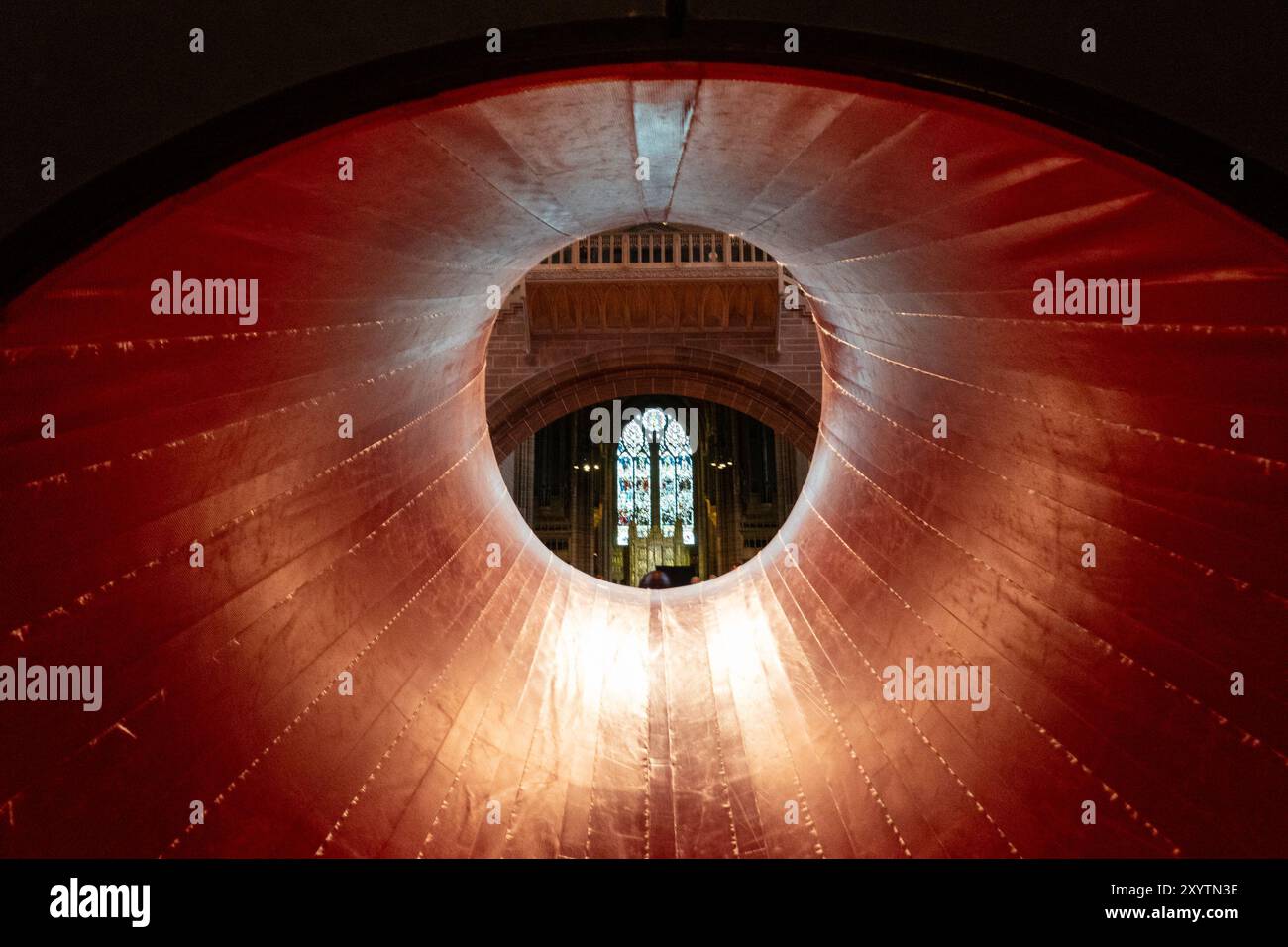 Anish Kapoor at Liverpool Cathedral. Monadic Singularity Stock Photo ...