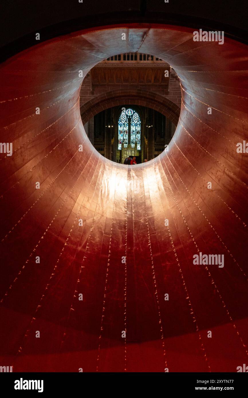 Anish Kapoor at Liverpool Cathedral. Monadic Singularity Stock Photo ...