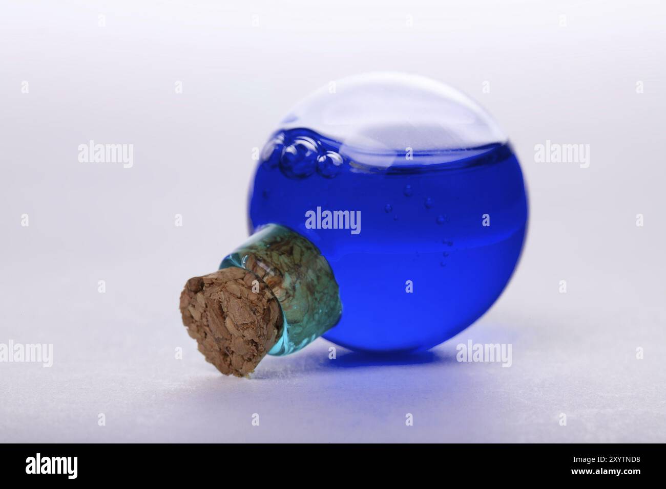 Blue liquid vial hi-res stock photography and images - Alamy