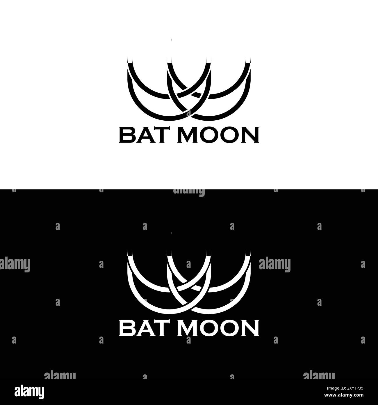 Moonlogo Stock Vector Images - Alamy