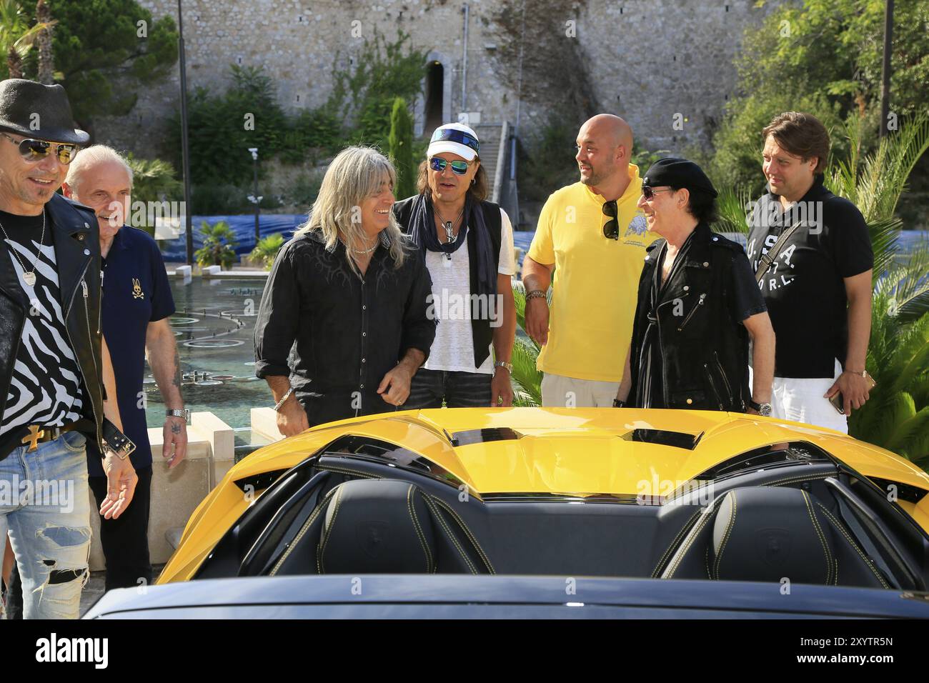 Drummer Mikkey Dee from the hard rock band Scorpions is delivered a ...