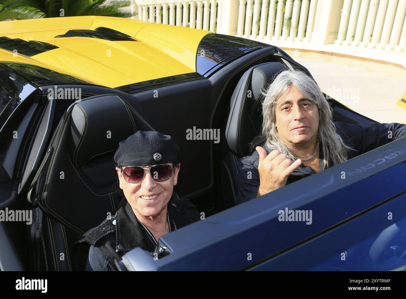 Drummer Mikkey Dee of the hard rock band Scorpions is delivered a ...