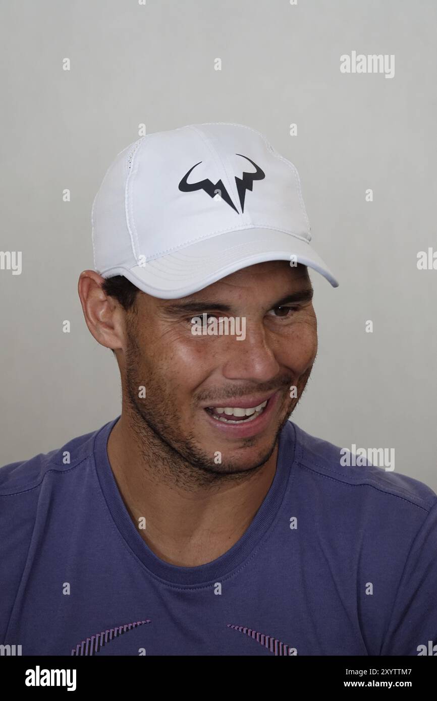 Portrait of Spanish tennis player Rafael Nadal, current No. 1 in the ...