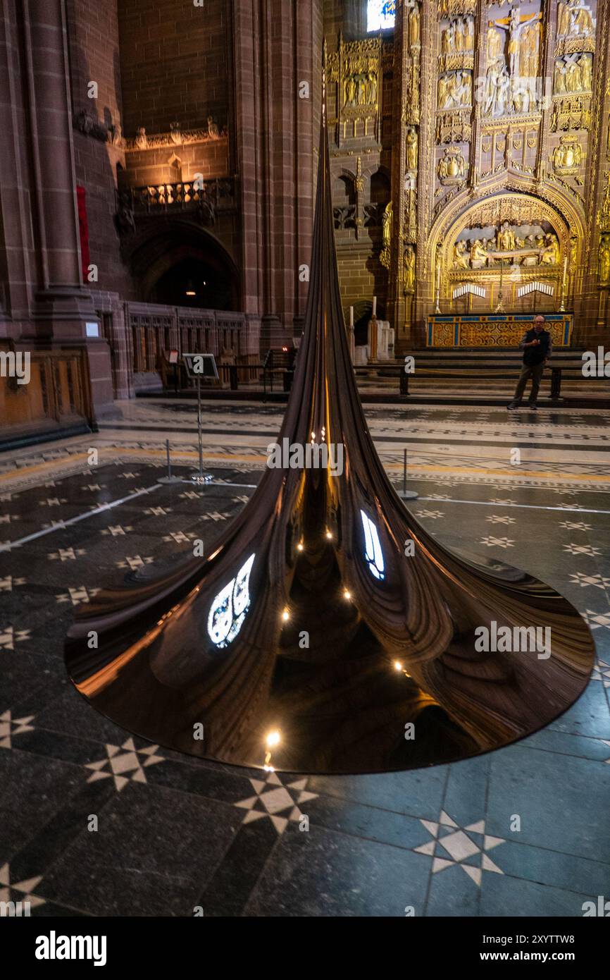 Anish Kapoor at Liverpool Cathedral. Monadic Singularity Stock Photo ...