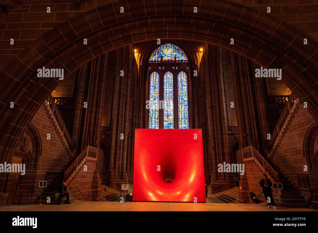 Anish Kapoor at Liverpool Cathedral. Monadic Singularity Stock Photo ...