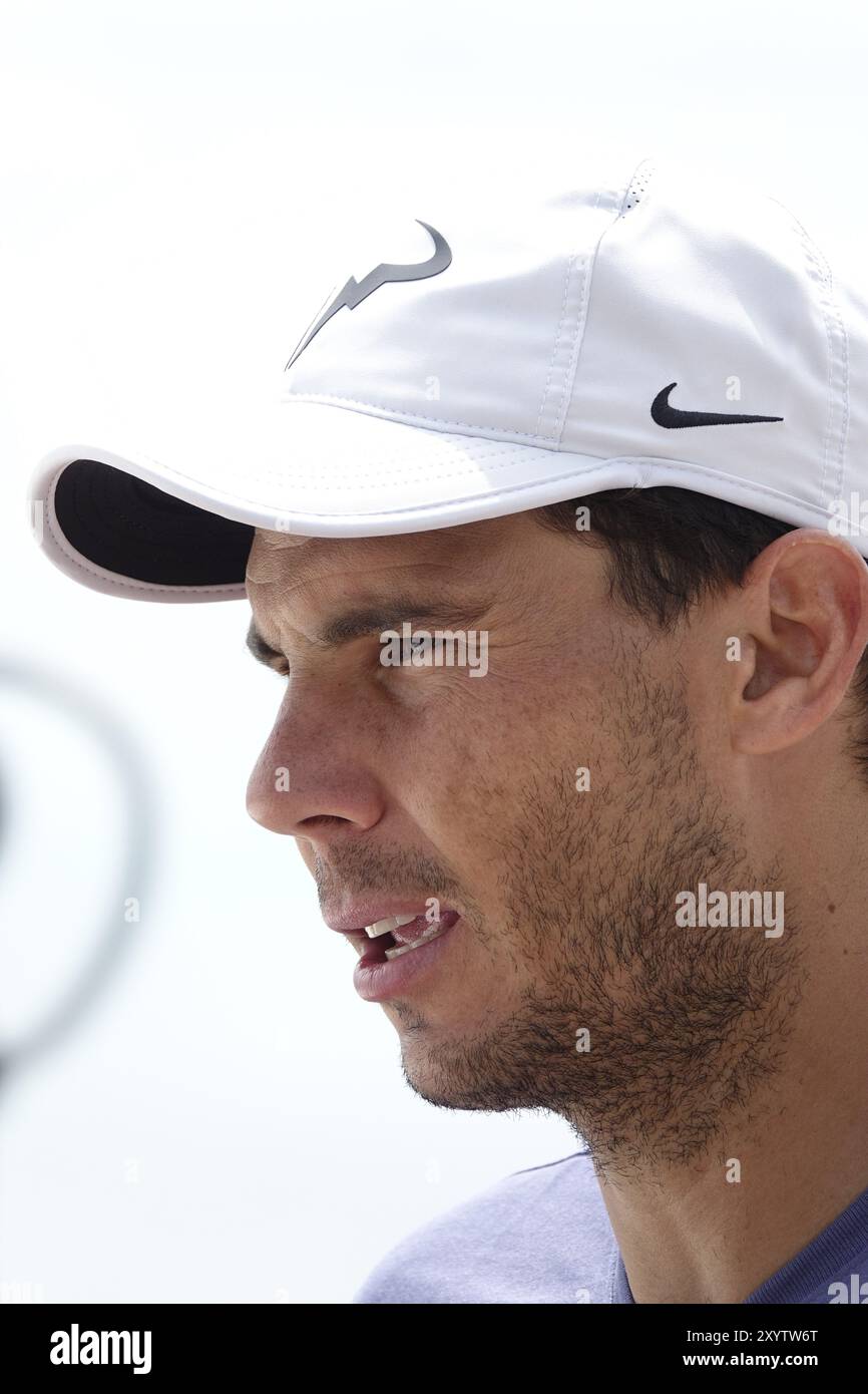 Portrait of Spanish tennis player Rafael Nadal, current No. 1 in the ...