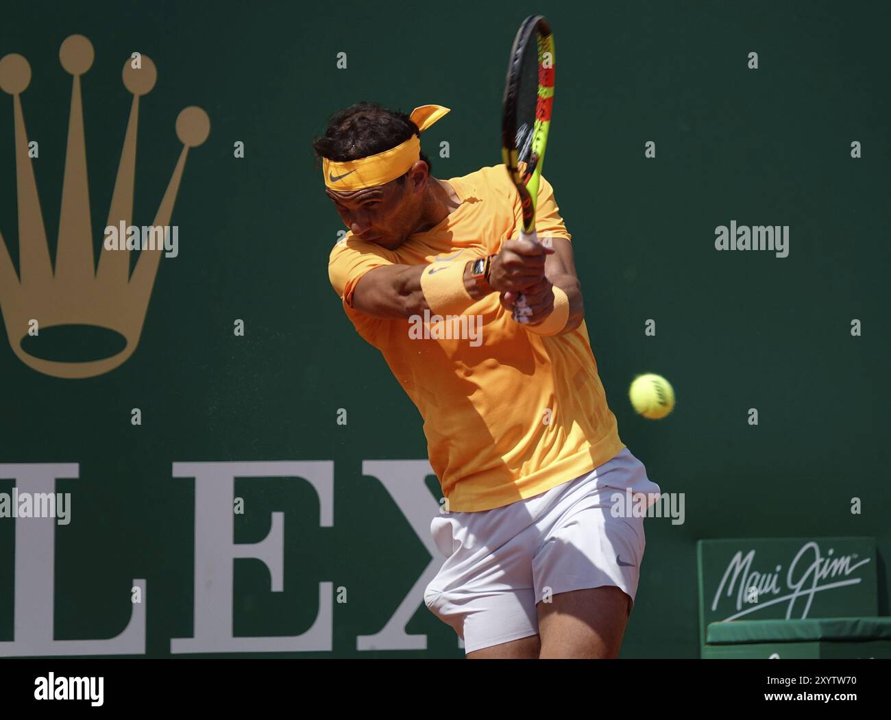 Spanish tennis player Rafael Nadal in the semi-finals against Grigor ...