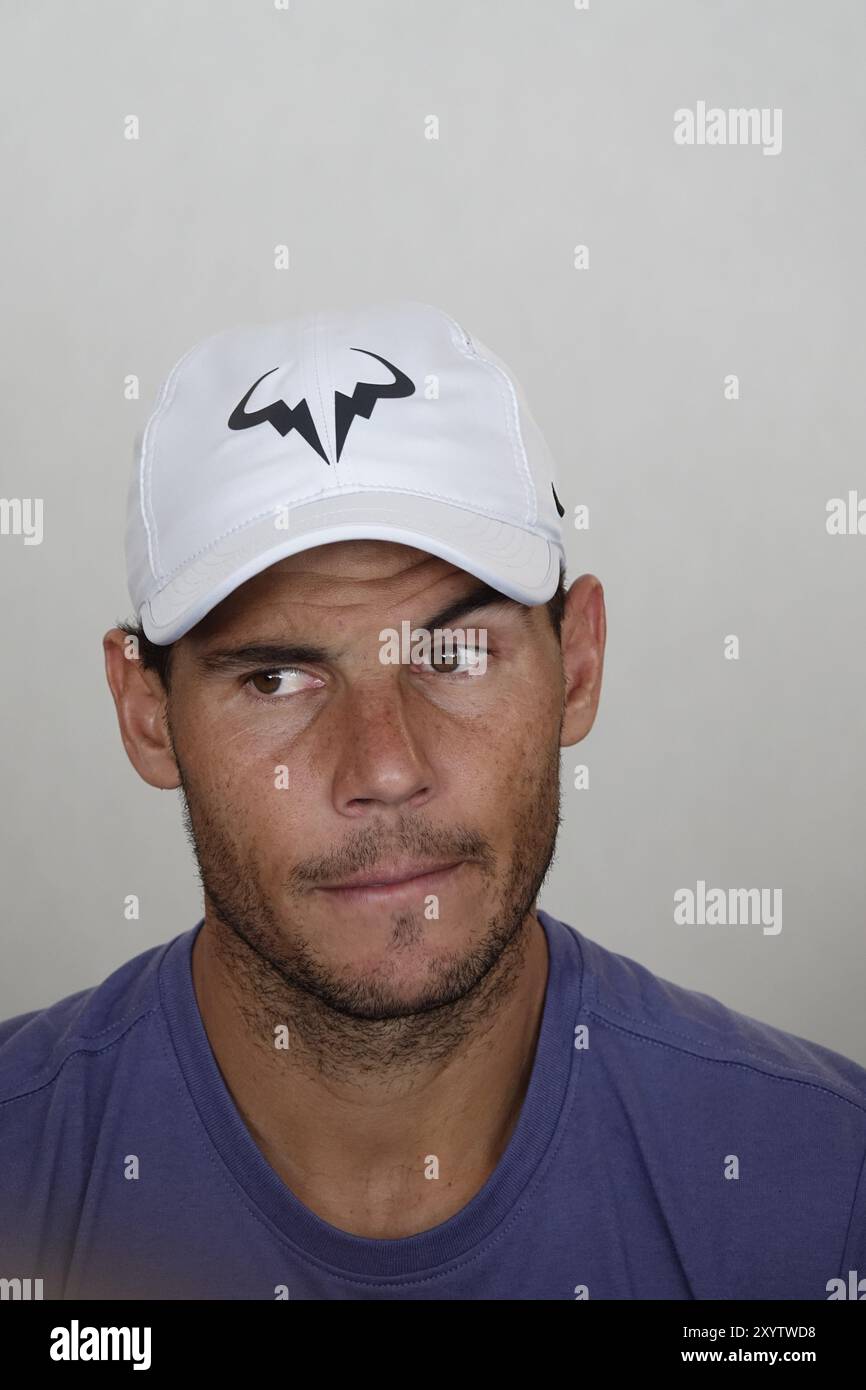 Portrait of Spanish tennis player Rafael Nadal, current No. 1 in the ...