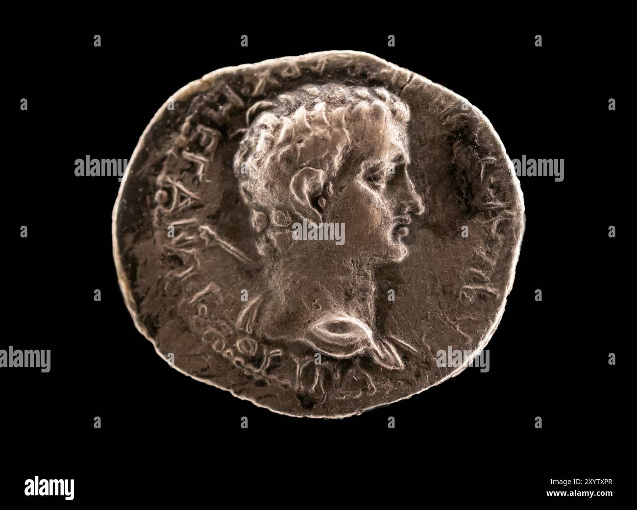 Ancient Roman silver coin depicting Gaius Marius who was a Roman ...