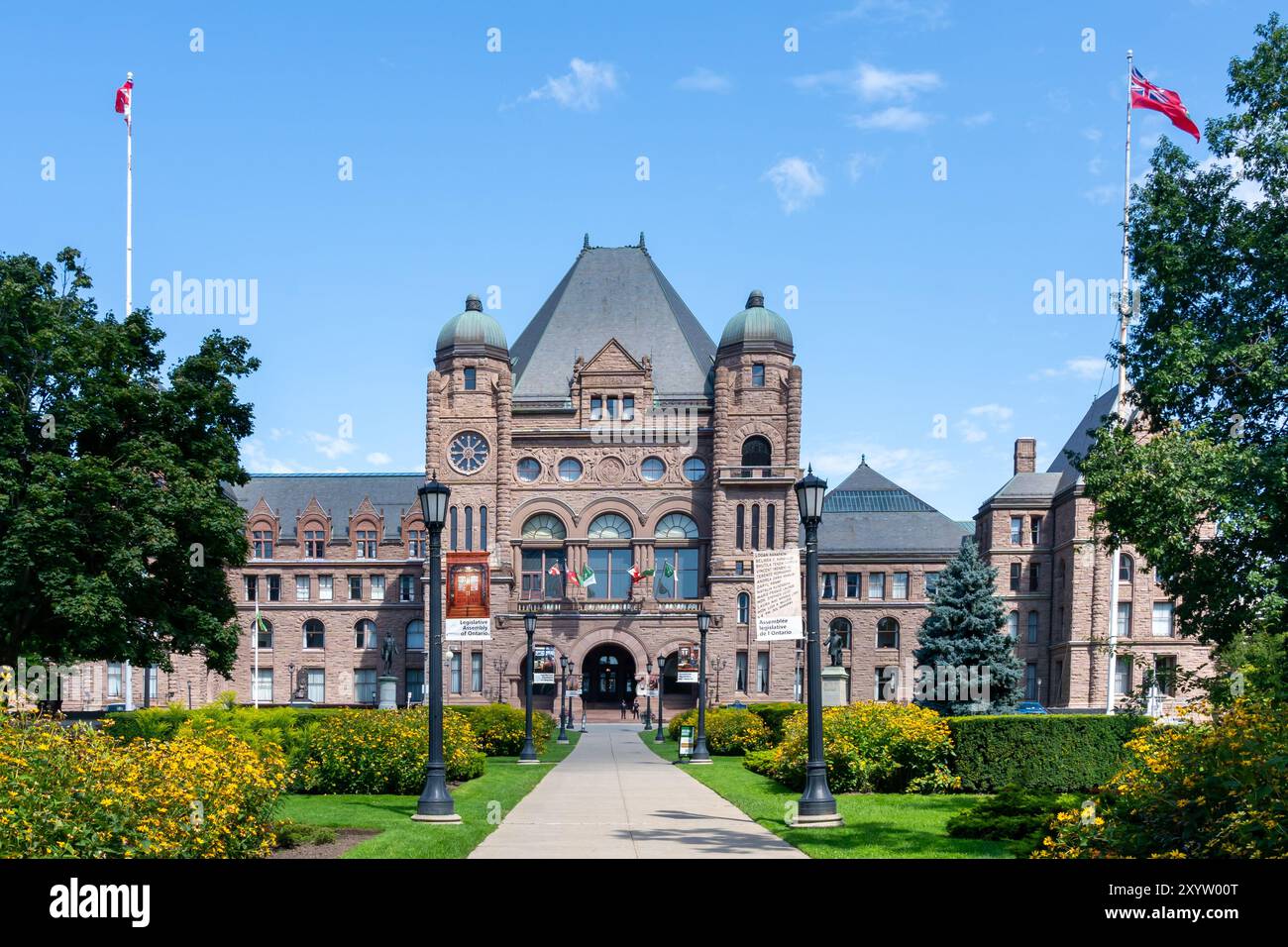 Ontario Legislative Building at Queen's Park in Toronto, Canada Stock ...
