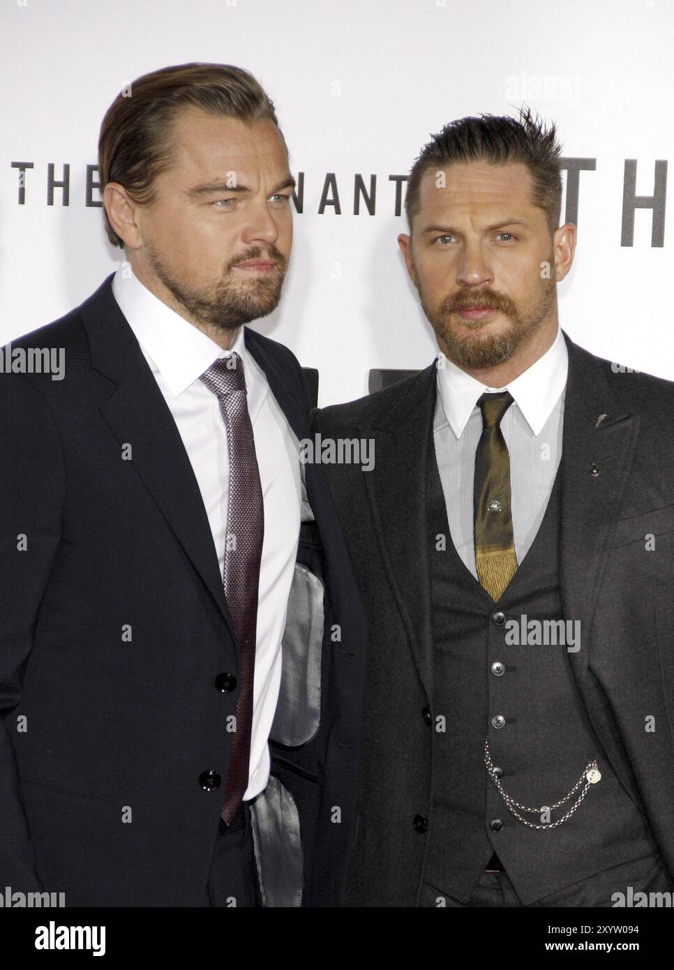HOLLYWOOD, CA, Leonardo DiCaprio and Tom Hardy at the Los Angeles ...