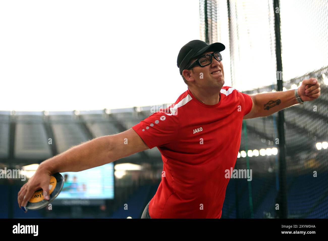 Rome, Italy 30.08.2024 : Kristjan CEH win DISCUS THROW MEN in athletic ...