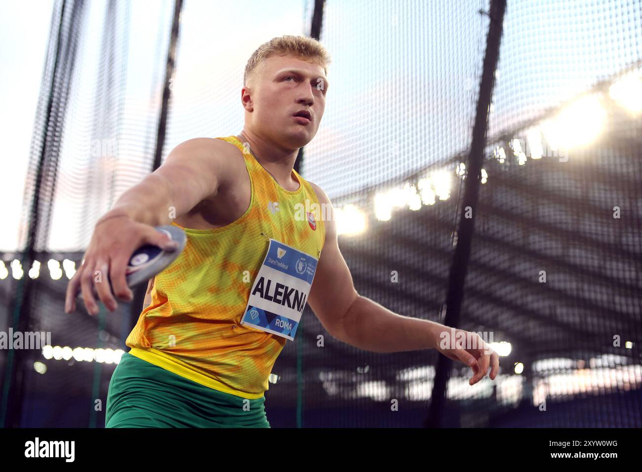 Rome, Italy 30.08.2024 : Mykolas ALEKNA during DISCUS THROW MEN in ...